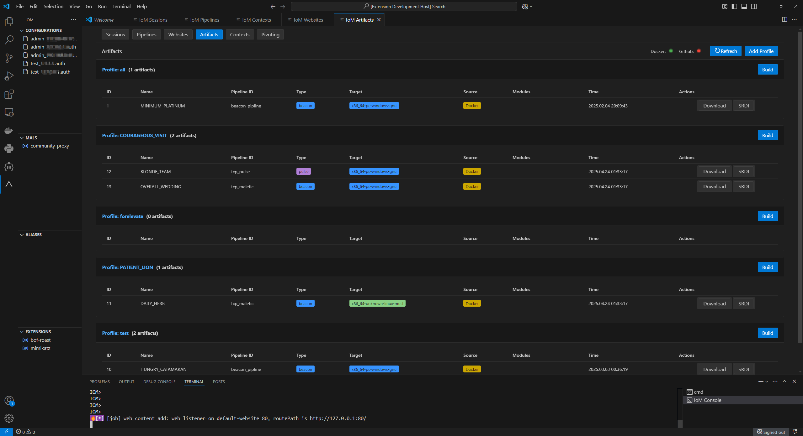 IoM v0.1.0 代替CobaltStrike的最后四块碎片 - ChainReactor Wiki