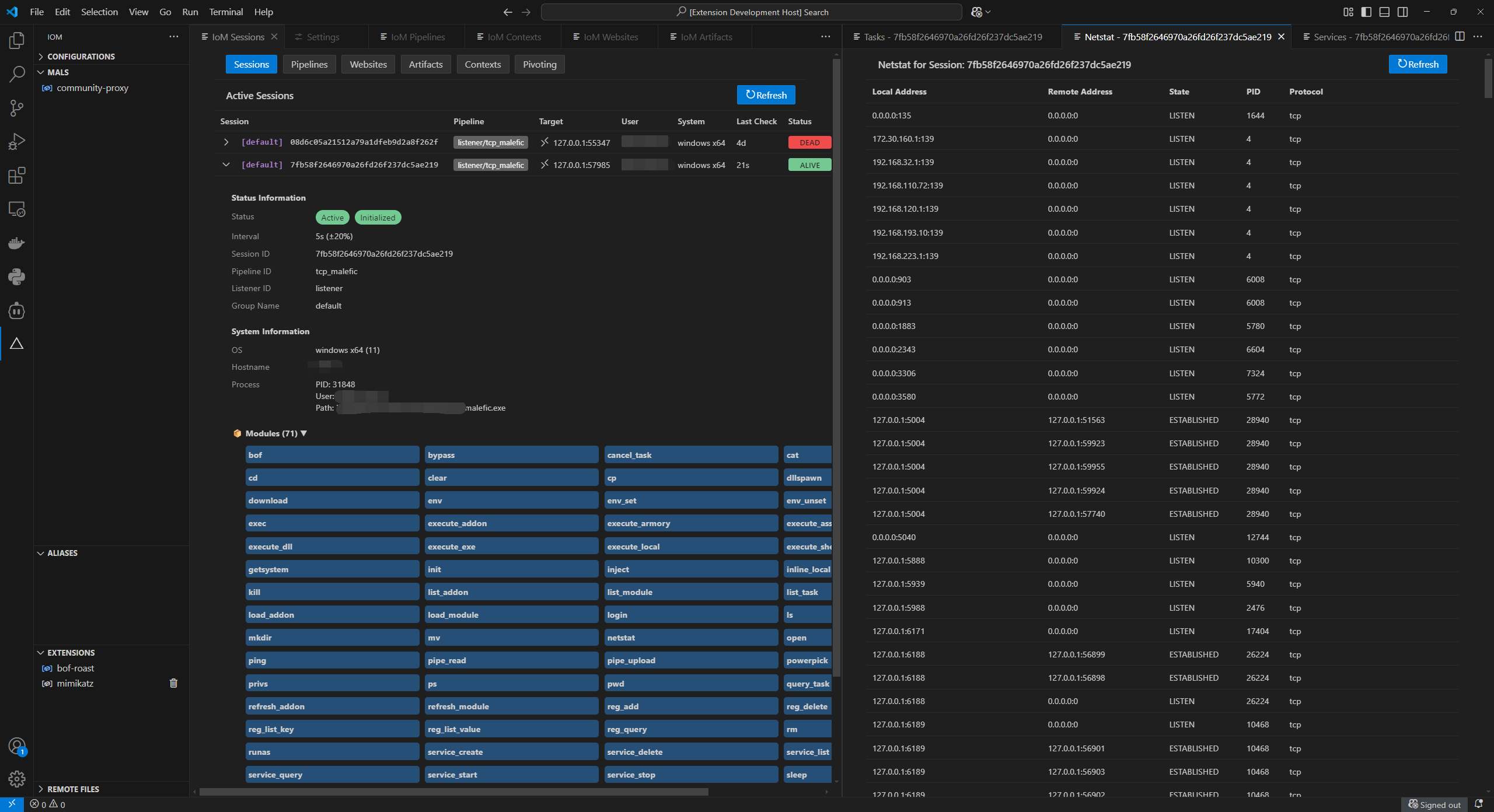 IoM v0.1.0 代替CobaltStrike的最后四块碎片 - ChainReactor Wiki