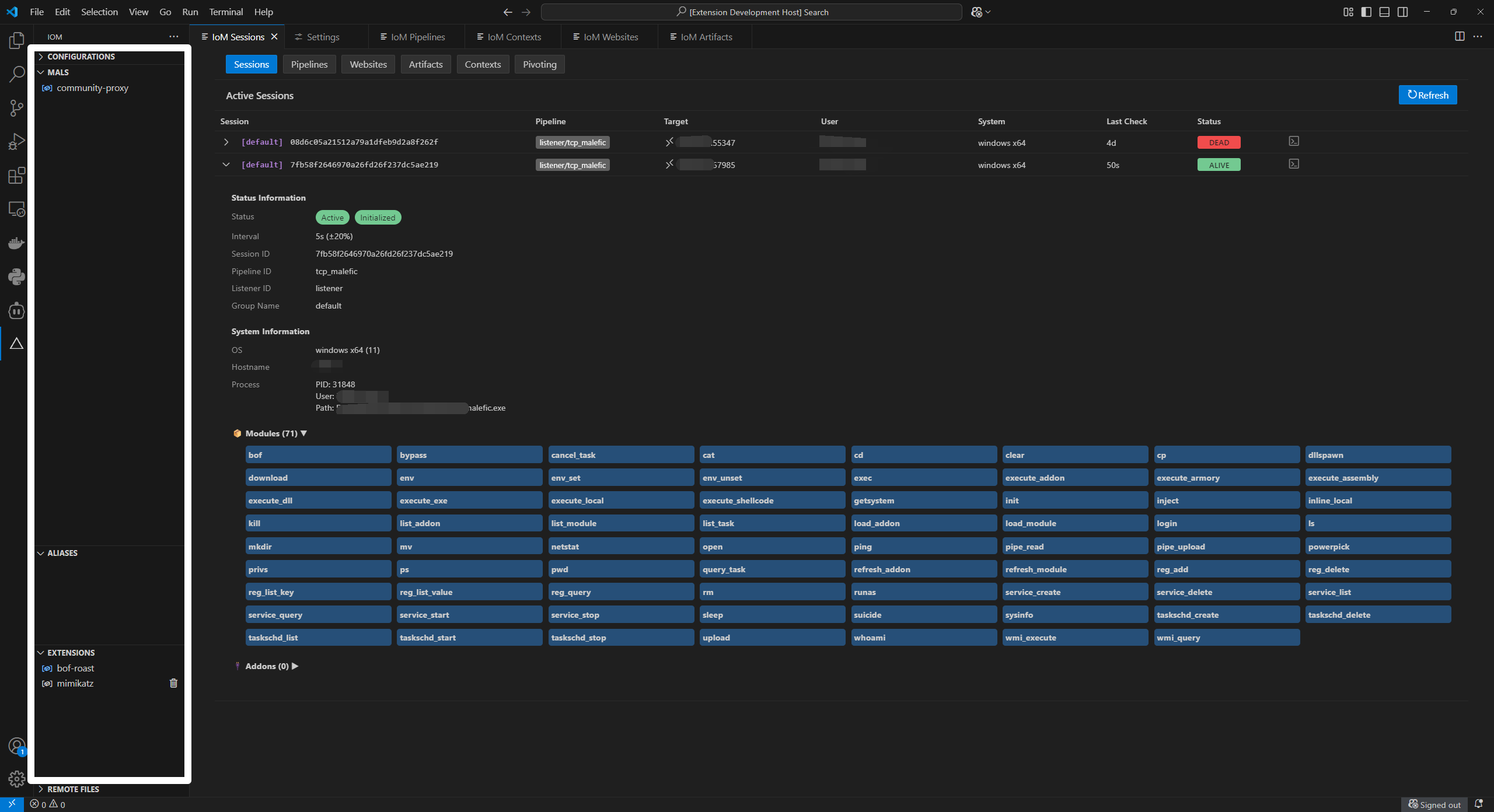 IoM v0.1.0 代替CobaltStrike的最后四块碎片 - ChainReactor Wiki