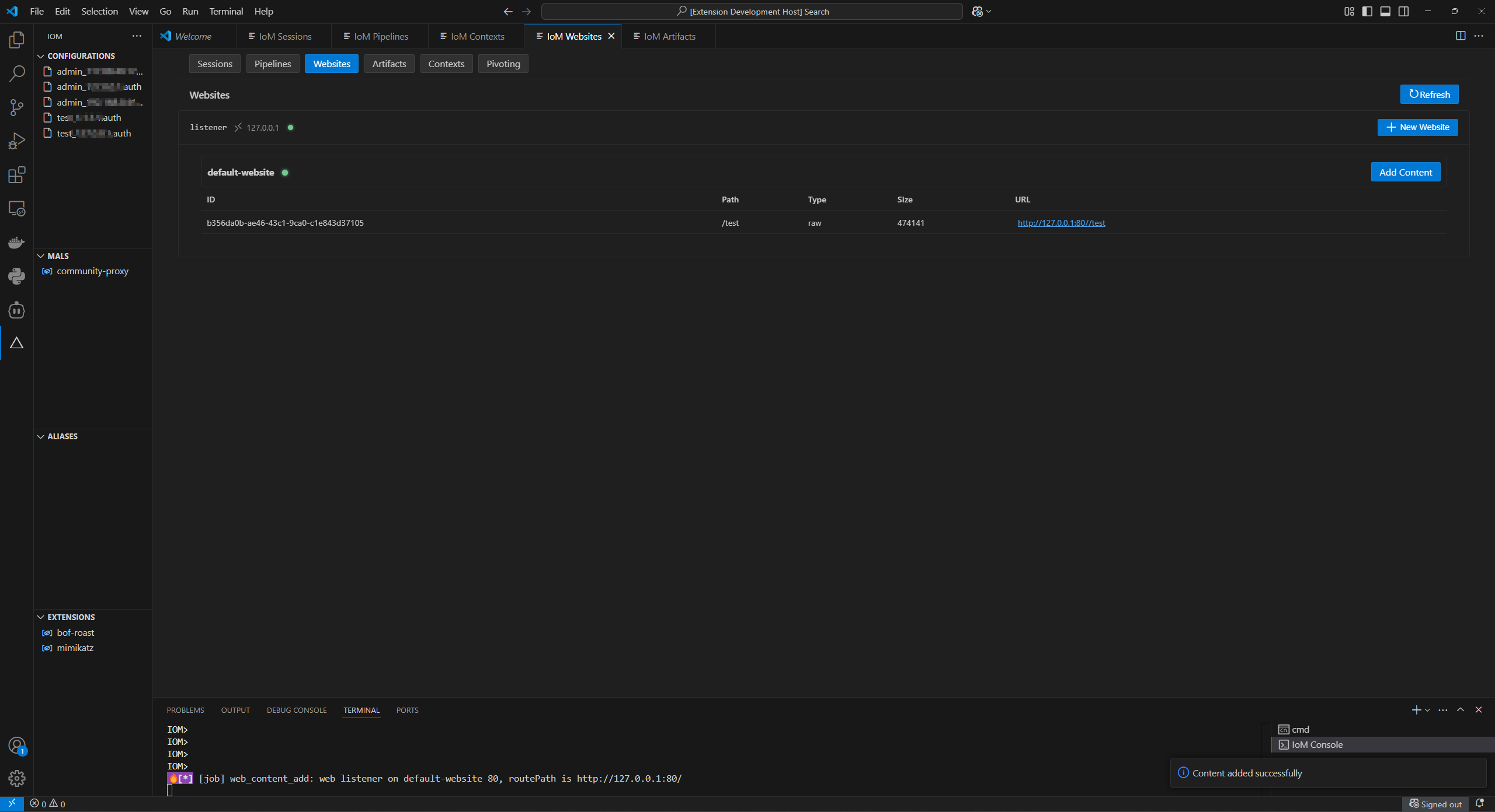 IoM v0.1.0 代替CobaltStrike的最后四块碎片 - ChainReactor Wiki